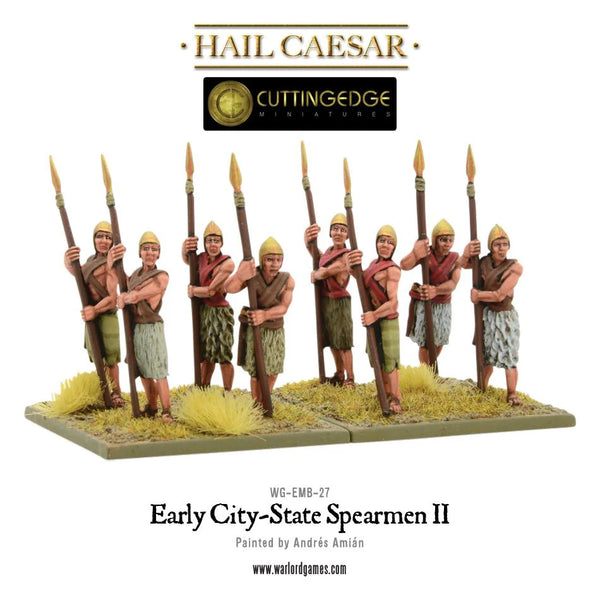 Early City-State Spearmen II - 28mm - Hail Caesar - WG-EMB-27 – Aster Wargame