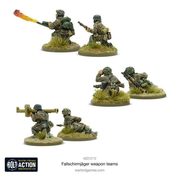 Fallschirmjäger Weapons Teams - 28mm - Bolt Action - 402212112 – Aster ...
