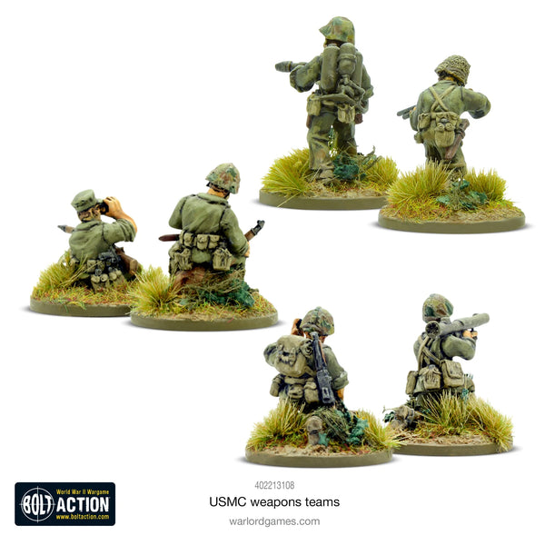 USMC Weapons Teams - 28mm - Bolt Action - 402213108 – Aster Wargame