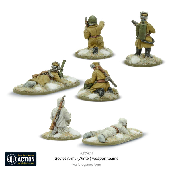 Soviet Army (Winter) Weapons Teams - 28mm - Bolt Action - 402214011 ...