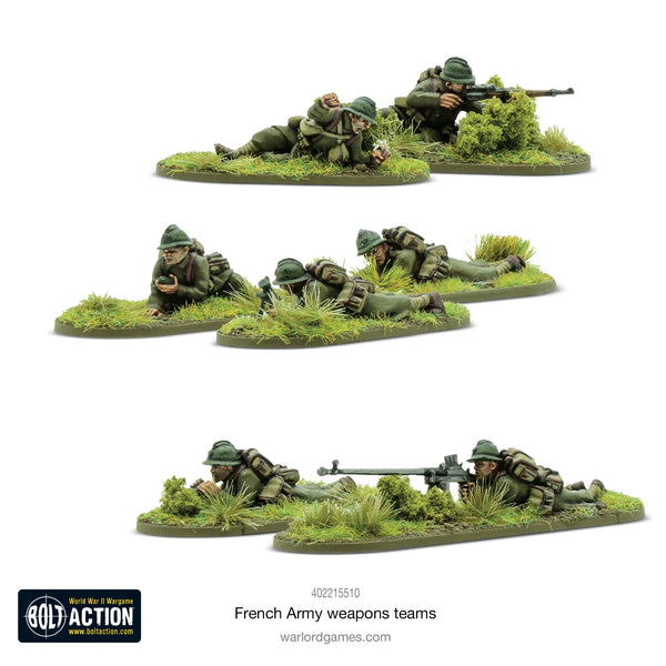 French Army Weapons Teams - 28mm - Bolt Action - 402215510 – Aster Wargame