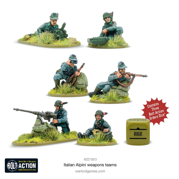 Italian Alpini Weapons Teams - 28mm - Bolt Action - 402215813 – Aster ...