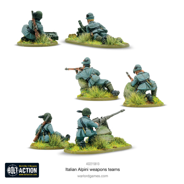 Italian Alpini Weapons Teams - 28mm - Bolt Action - 402215813 – Aster ...