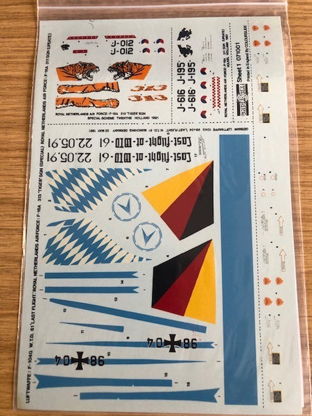 Luftwaffe Lockheed F-104G Starfighter last Flight WTD 61 - 1:72 - Chec ...