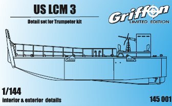 LCM-3 Landing Craft USN interior - 1:144 - Griffon - GRF14501 – Aster ...