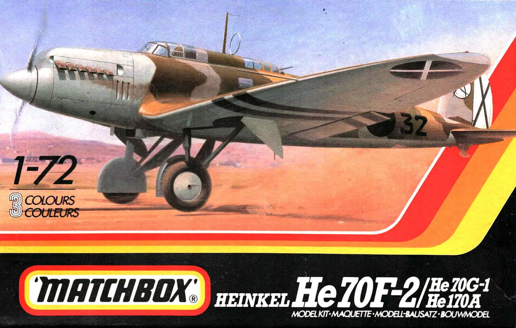 Heinkel He 70F-2/He 70G-1/He 170A - 1:72 - Matchbox - PK-132 – Aster ...