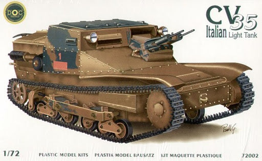 CV35 Italian Light Tank - 1:72 - DOC Models - 72002 (Copia) – Aster Wargame