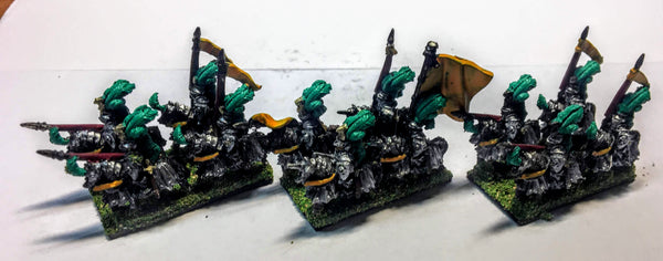 Empire Knights (original bases) Yellow Flag - 10mm - Warmaster - PAINT ...