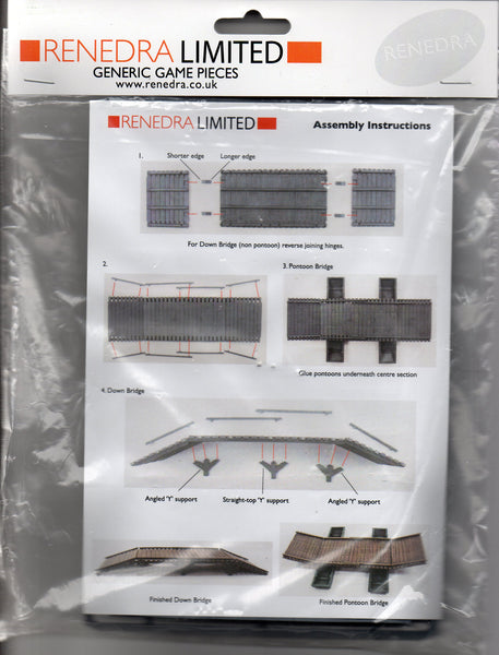 Renedra - RNPON1 - Wooden Pontoon Bridge - 28mm – Aster Wargame