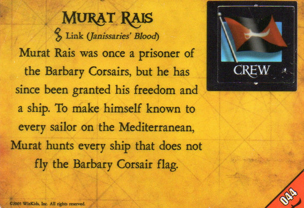 Wizkids Pirates - Murat Rais - 044 – Aster Wargame
