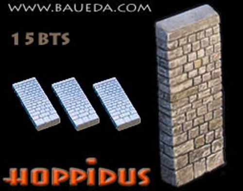 Baueda - Straight Buttress - 15mm - 15BTS – Aster Wargame