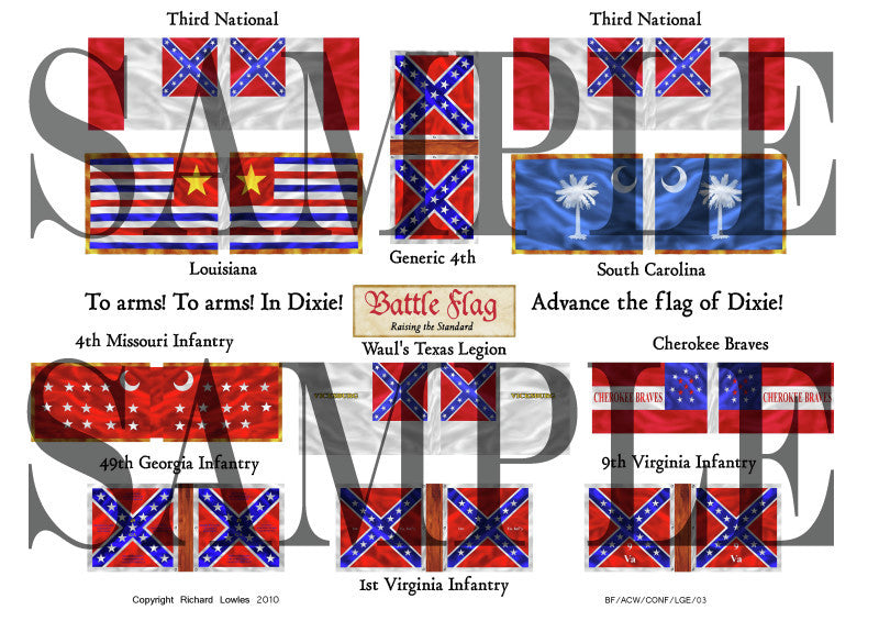 Confederate Flag During American Civil War